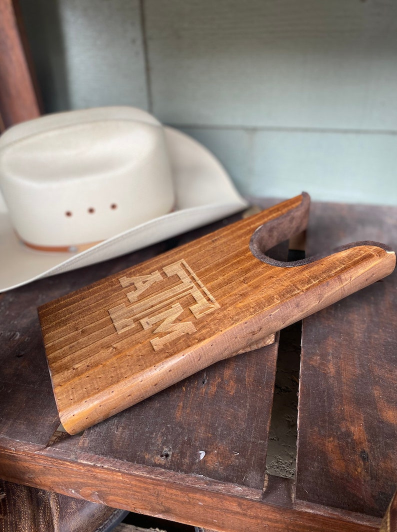 Custom Wooden Boot Jacks Pine and Leather Boot Jacks - Etsy