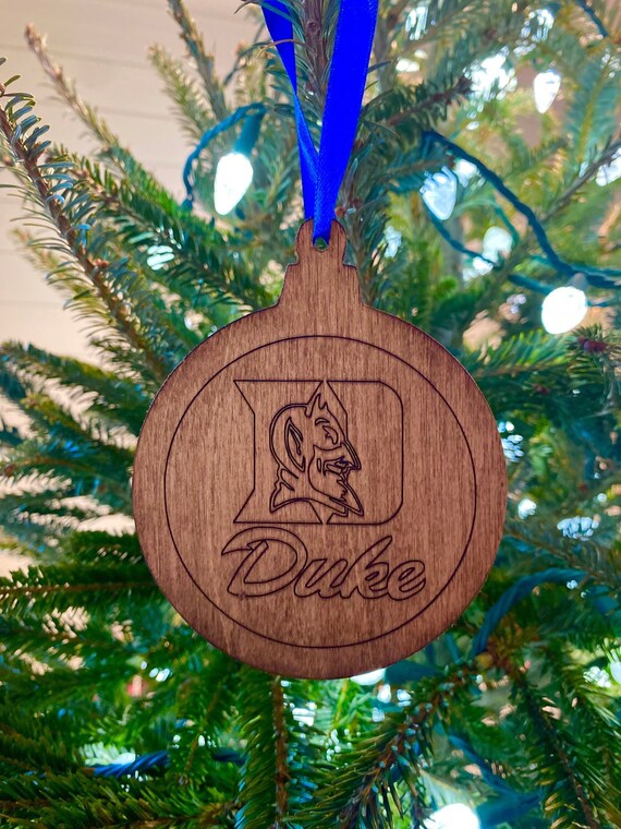 Duke University Ornament Blue Devil Christmas Ornament | Etsy