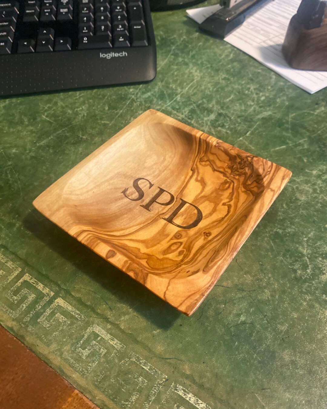 Olive Wood Catch-all Tray| Customizable Wooden Catch-all| Made From ...