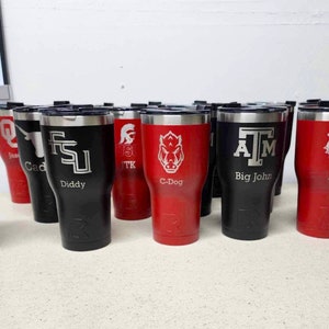 Custom RTIC Tumblers 20oz 30oz & 40oz Get Any College Logo - Etsy