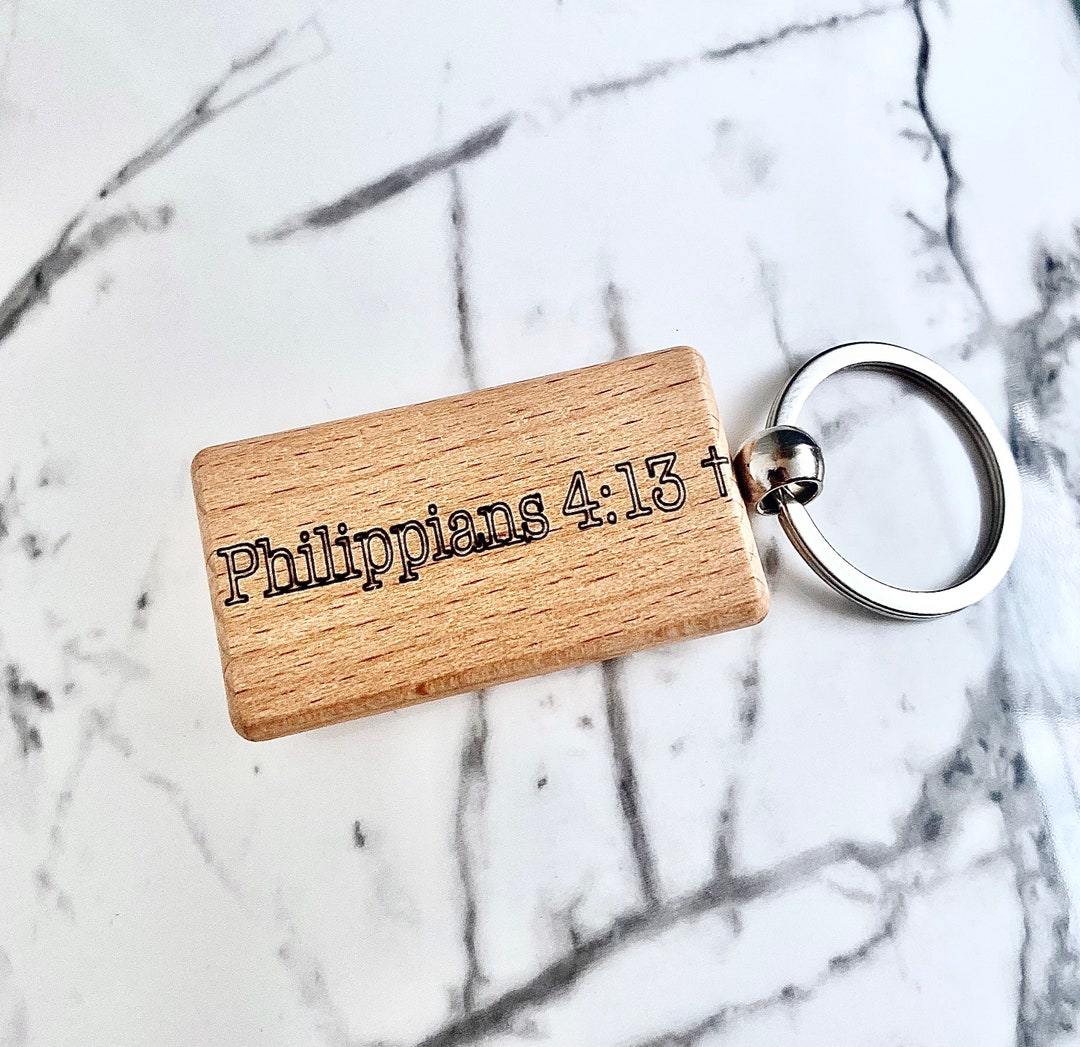 Bible Verse Keychains Personalized Keychains Christain Keychains ...