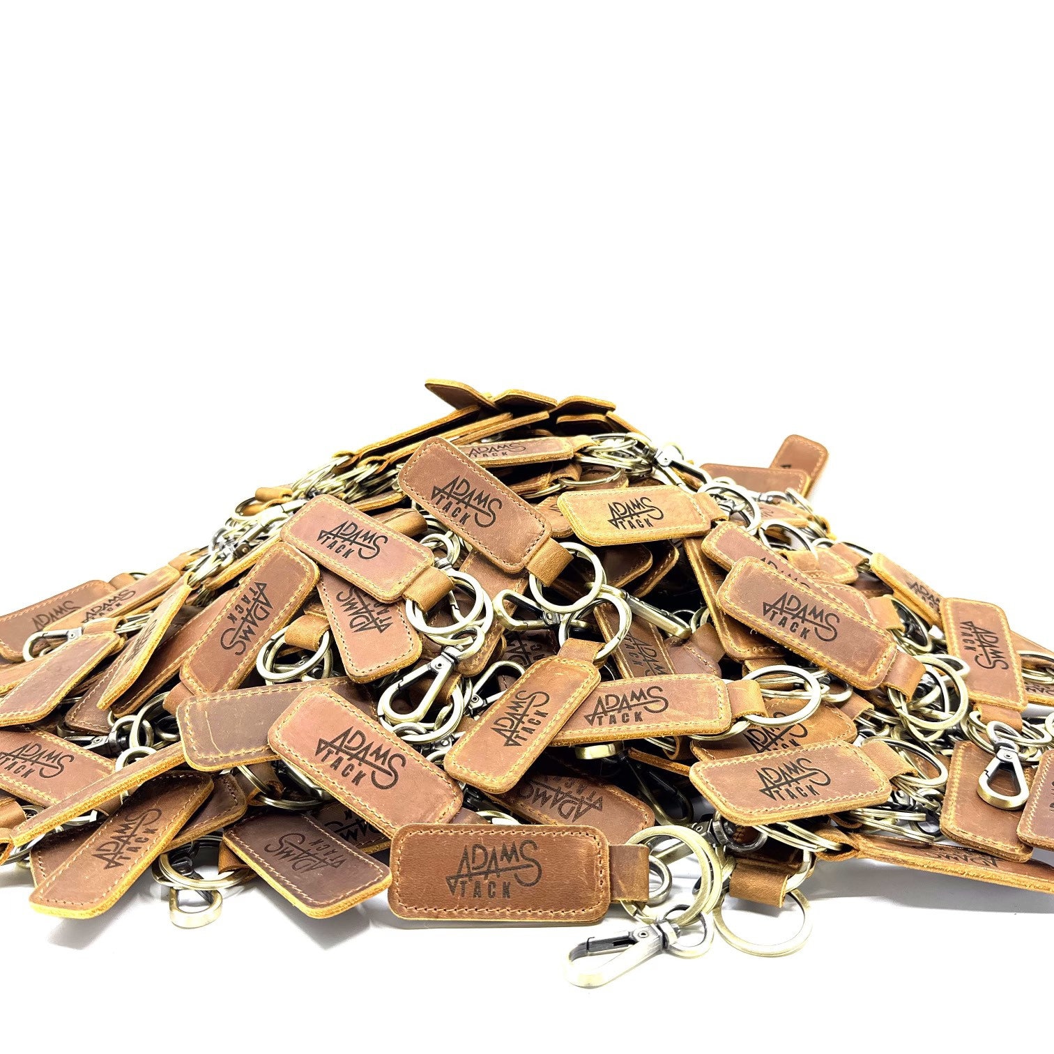 Bulk Leather Company Logo Keychains| Personalized Logo Keychains ...