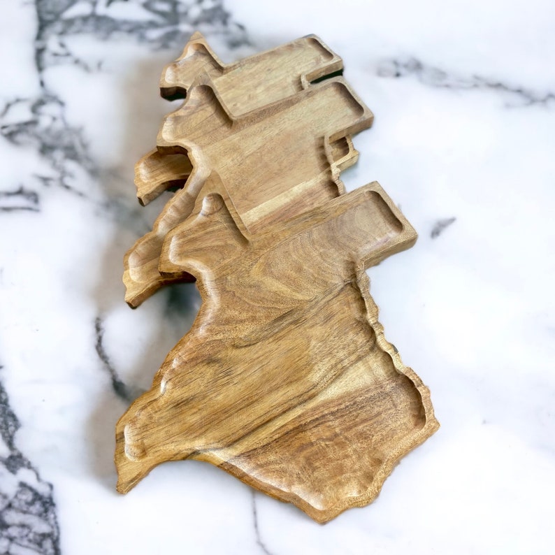 Custom Texas Shaped Serving Tray + Charcuterie Board| Can Be Blank or ...