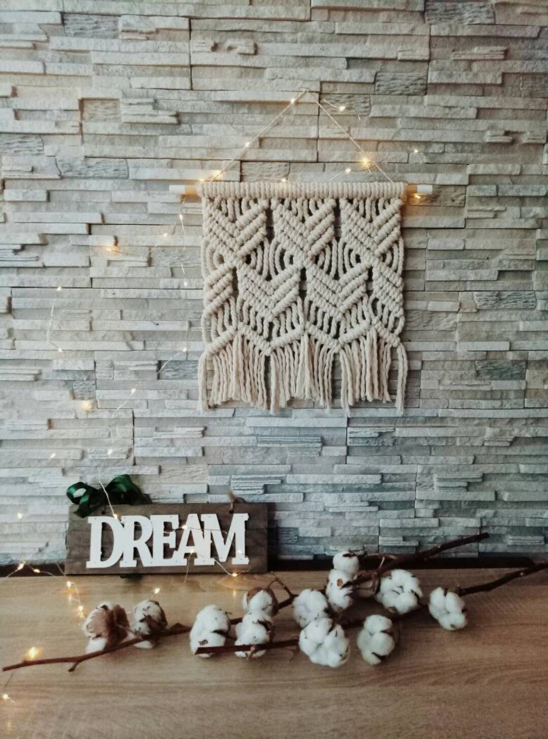 Small Macrame Wall Hanging Mini Macrame Wall Hanging - Etsy