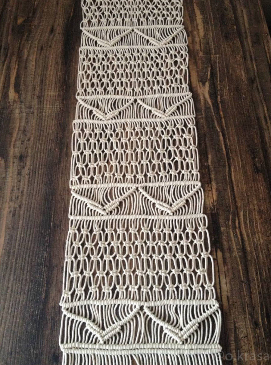 Macrame Table Runner Wedding Table Runner Table Runner | Etsy