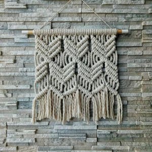 Small Macrame Wall Hanging Mini Macrame Wall Hanging - Etsy