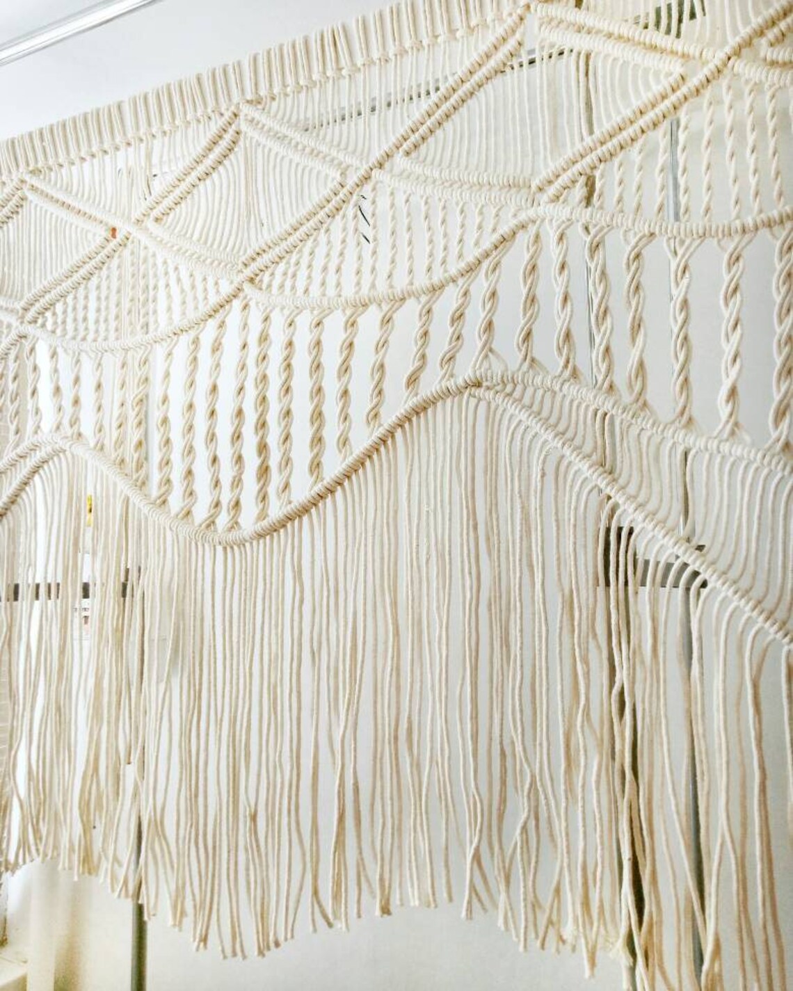 Boho Macrame Wedding Backdrop Macrame Backdrop Wedding Arch - Etsy