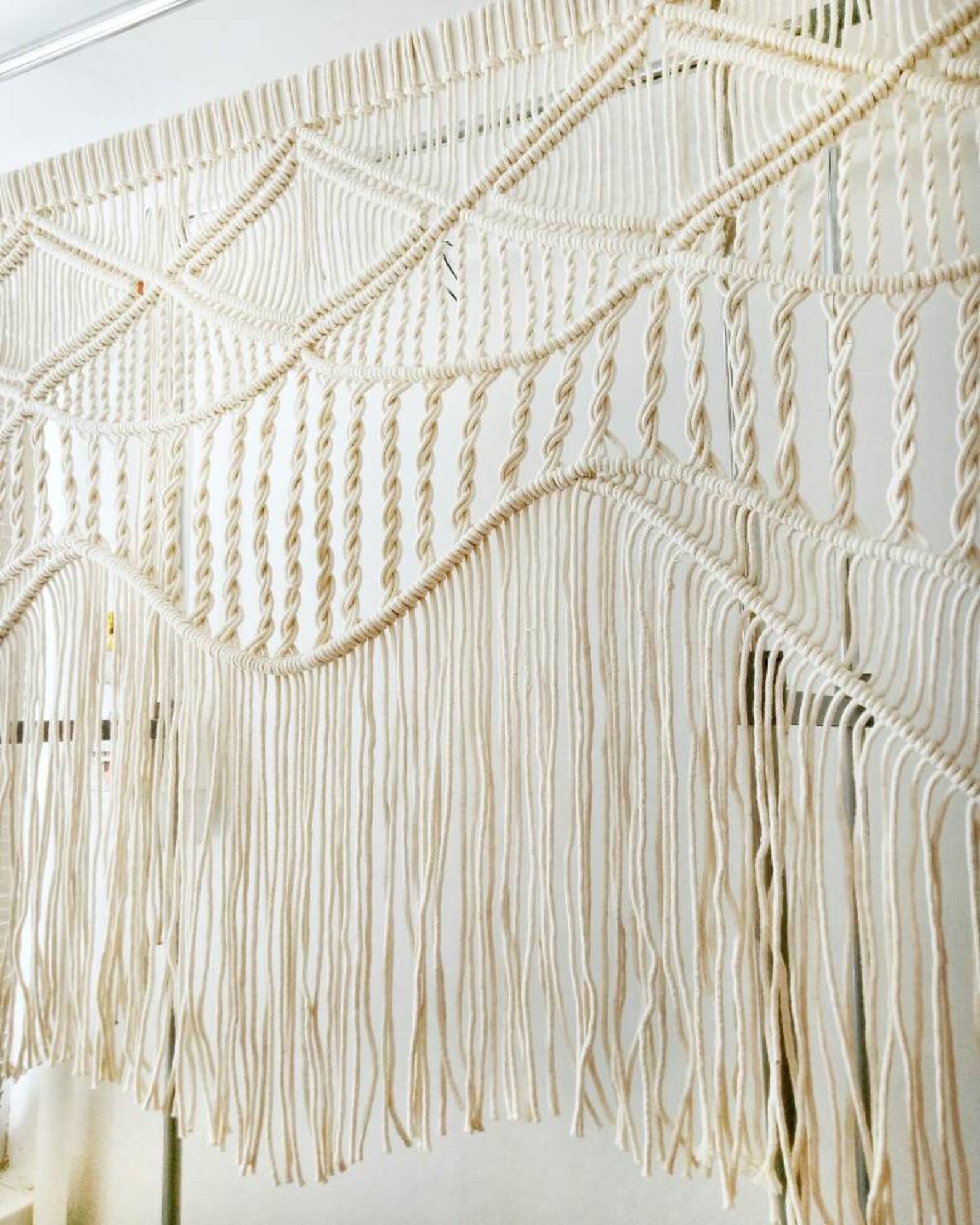 Boho Macrame Wedding Backdrop Macrame Backdrop Wedding Arch - Etsy