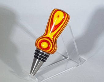 Beautiful Handmade Acrylic Wine Bottle Stopper - Etsy