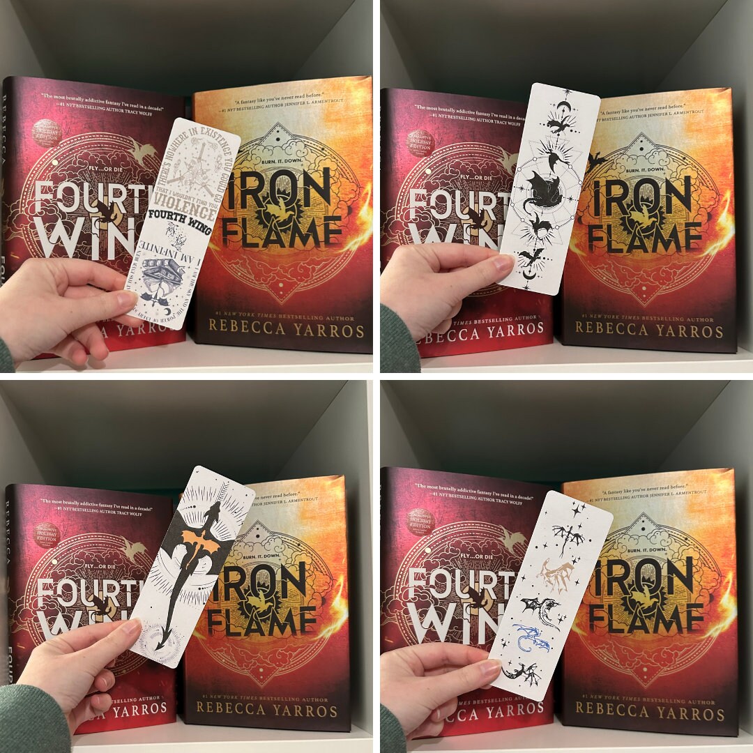 Fourth Wing || Bookmarks - Etsy