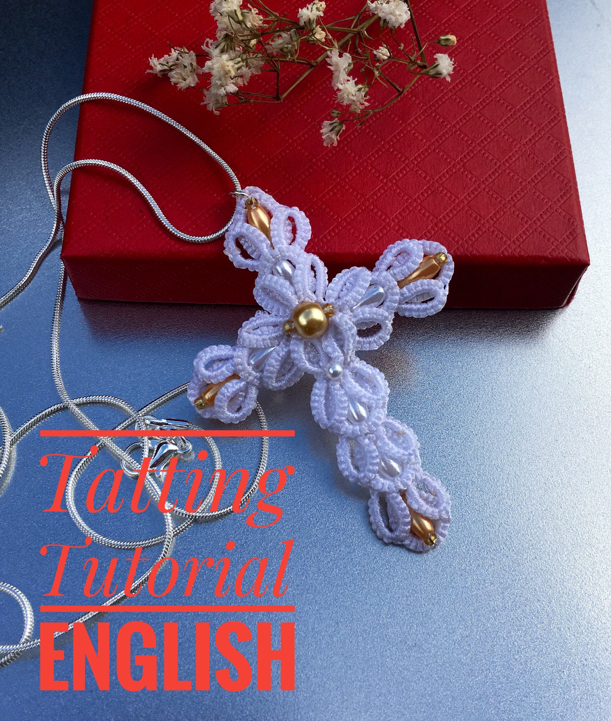 Tatting Tutorial Cross,tatting Pattern, PDF Digital Tatting, Tutorial ...