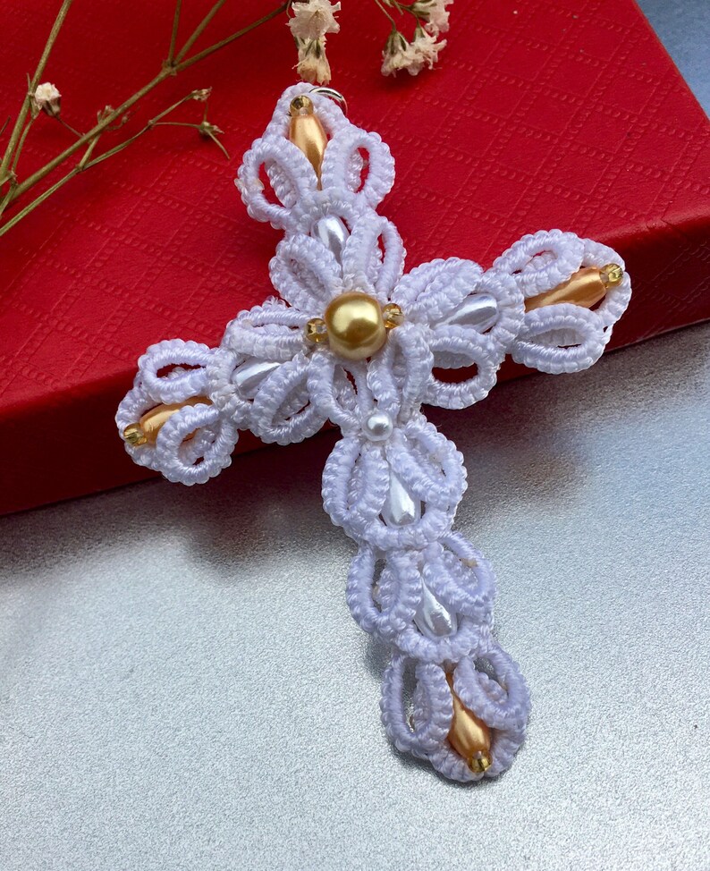 Tatting Tutorial Cross,tatting Pattern, PDF Digital Tatting, Tutorial ...