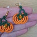 Tatting Pattern Pumpkin Earrings Tatting Pumpkin PDF Digital Tatting ...