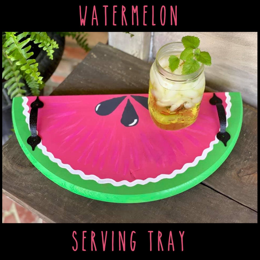 Watermelon Decor Watermelon Serving Tray Farmhouse | Etsy