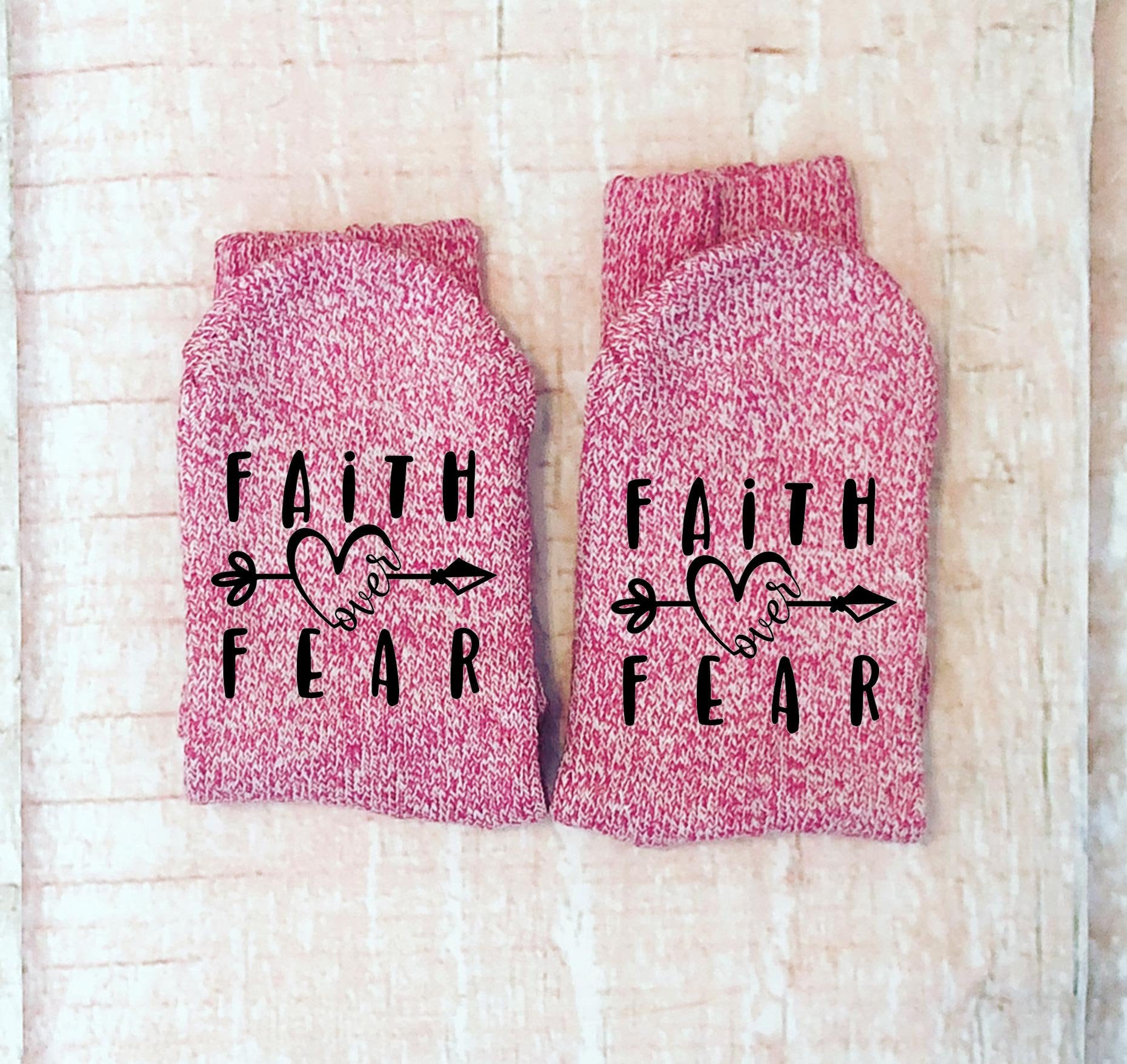 Faith Over Fear Socks Faith Socks Christian Socks Gift For | Etsy