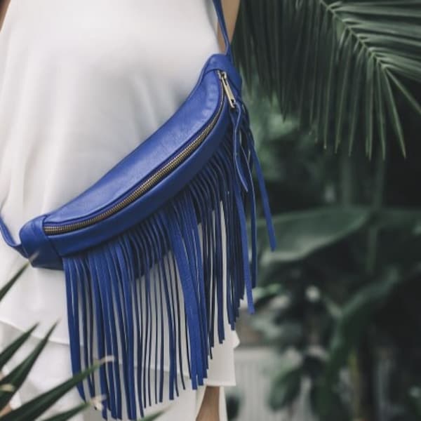 Leather Fringe Purse - Etsy
