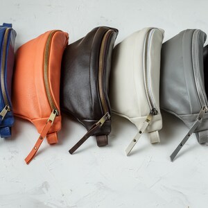 Brown Leather Fanny Pack With Fringe Crossbody Fanny Pack - Etsy