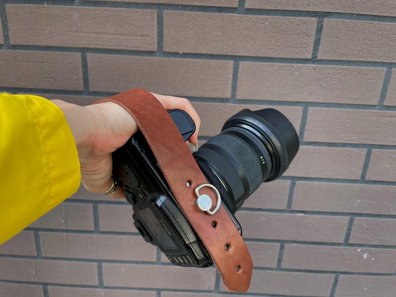 Personalized Gift for Photographer, Leather Camera Wrist Strap Quick ...