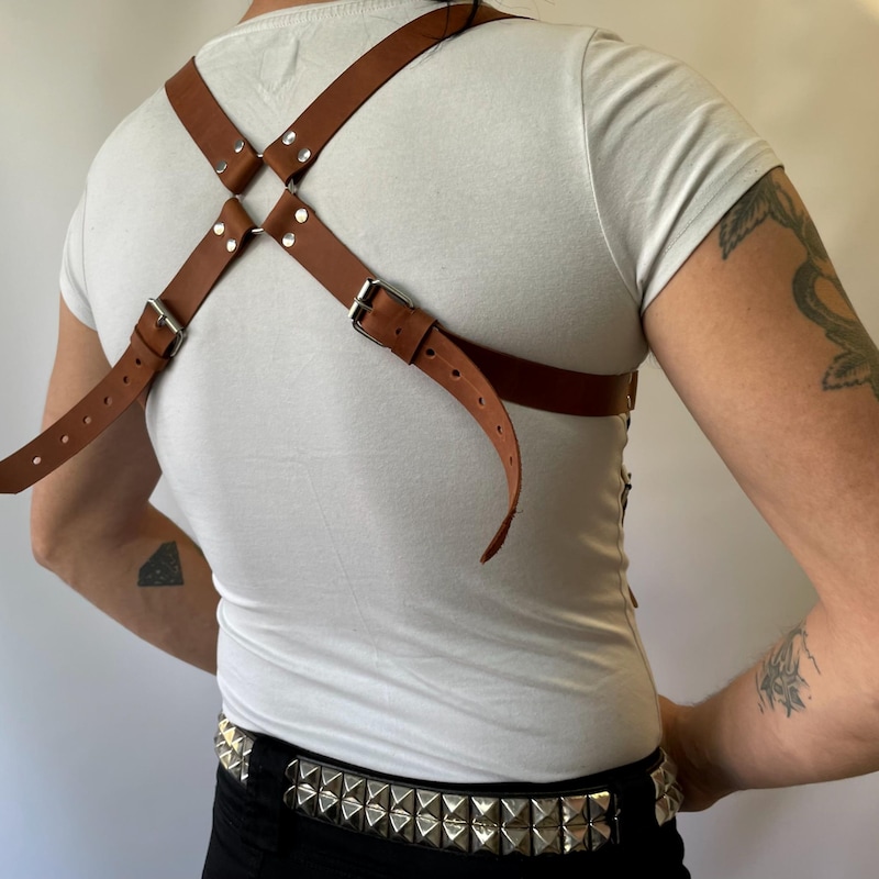 Leather Harness Men - Etsy