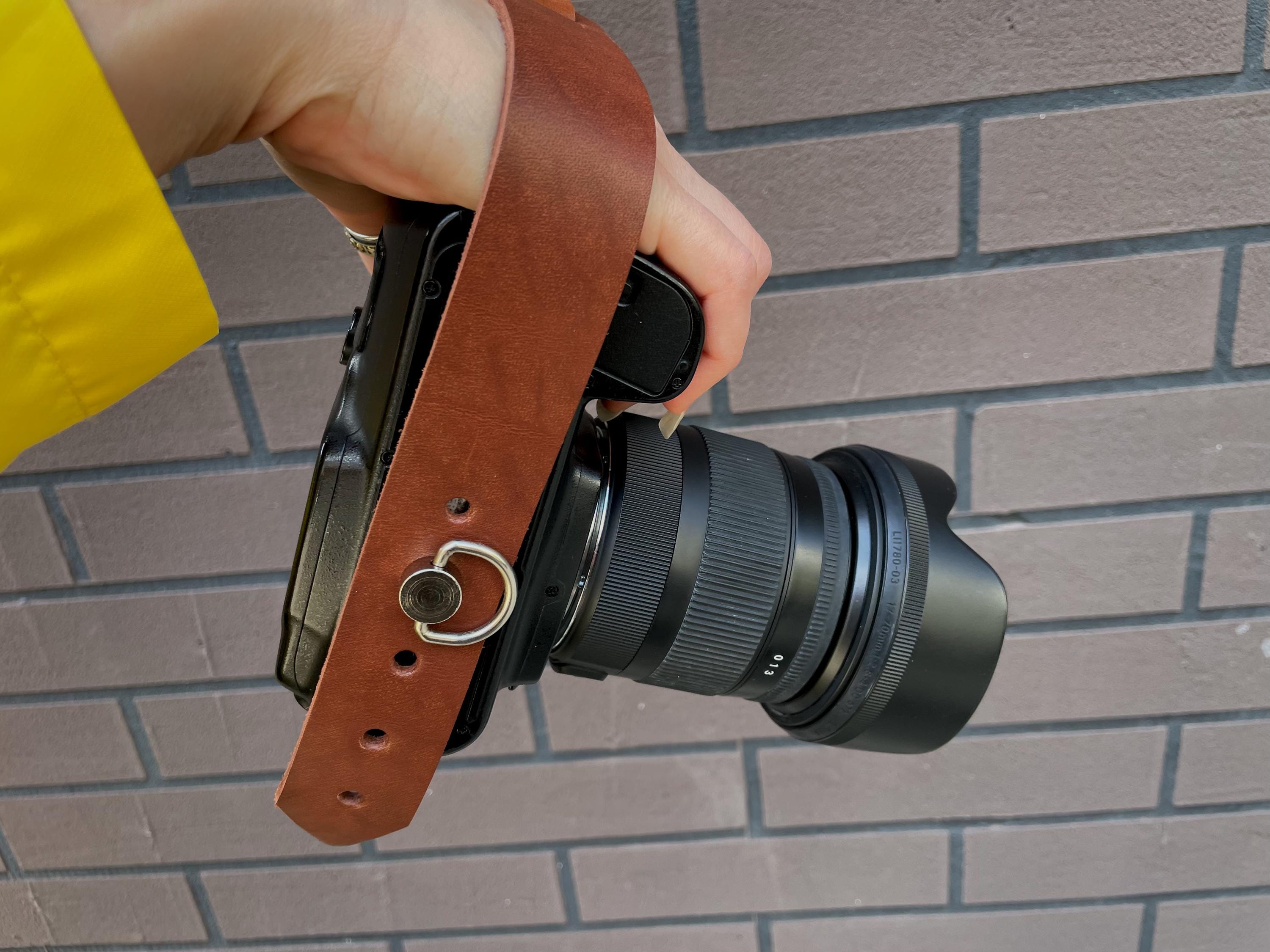 Personalized Gift for Photographer, Leather Camera Wrist Strap Quick ...