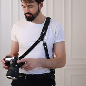 Single Camera Harness for Wedding Photographer Double Full Grain ...