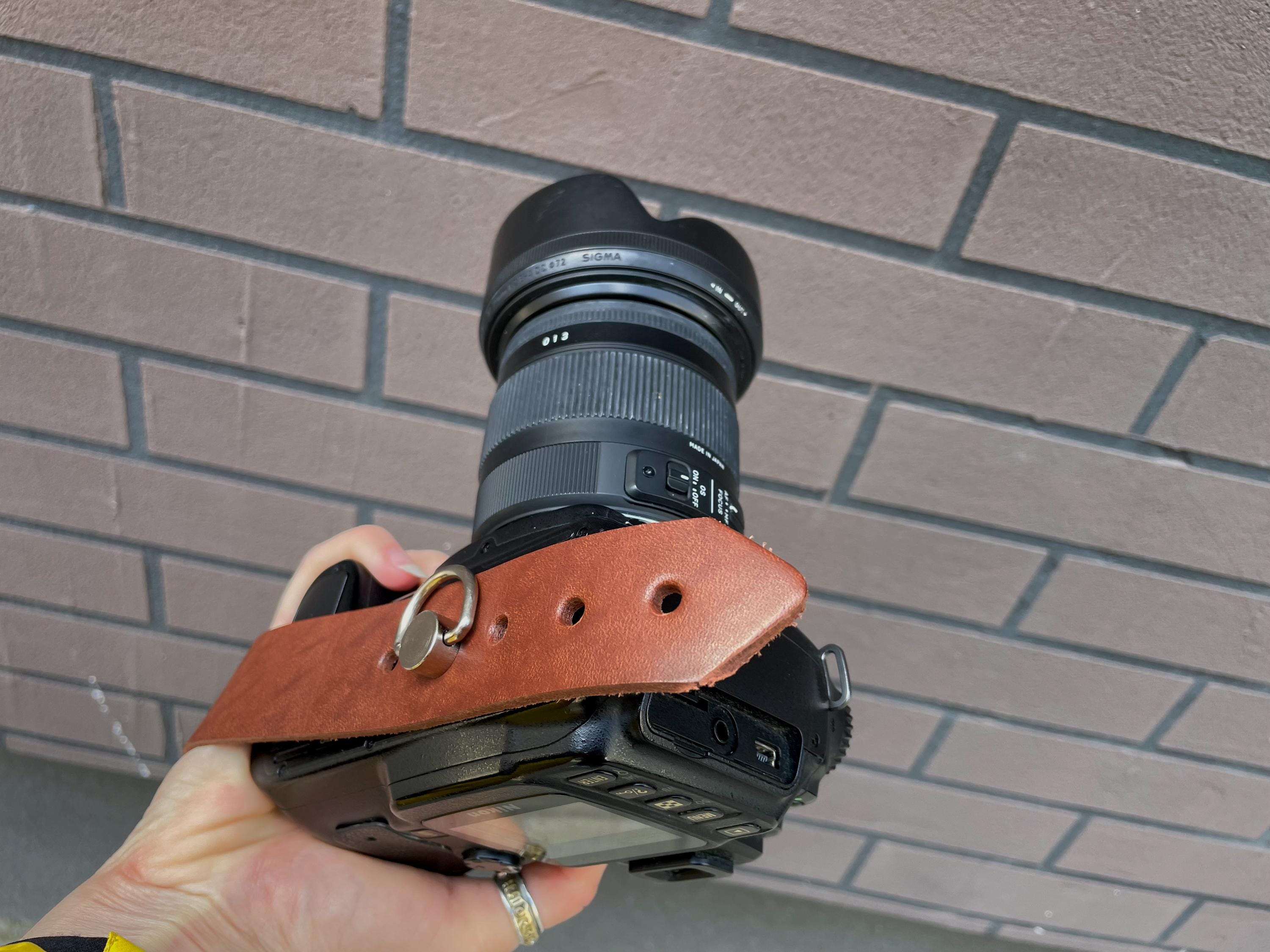 Personalized Gift for Photographer, Leather Camera Wrist Strap Quick ...
