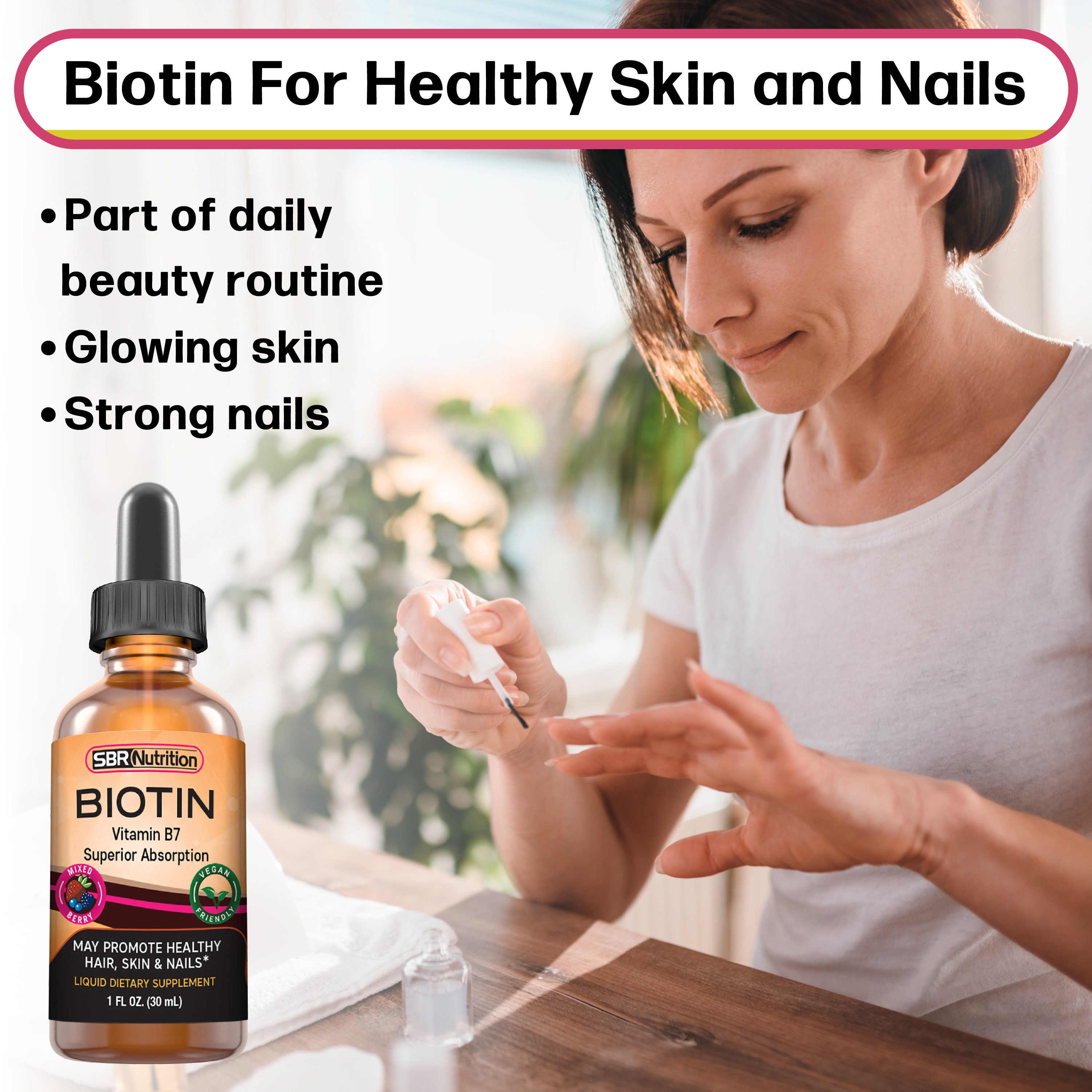 MAX Absorption Biotin Liquid Drops 5000mcg of Biotin Per | Etsy
