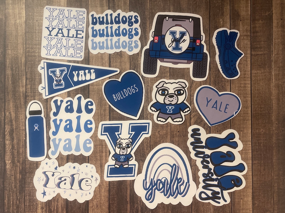 Yale University Bulldogs Sticker Pack Vinyl - Etsy