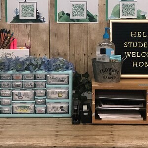 4 Versions Rae Dunn Farmhouse Teacher Toolbox Labels for STACK ON ...