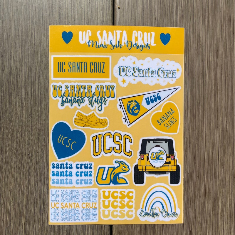 Santa Cruz Stickers - Etsy