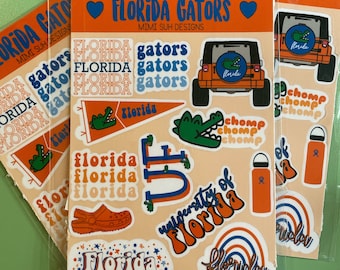 Florida Gators 12 Premium Vinyl Decal Licensed NCAA - Etsy