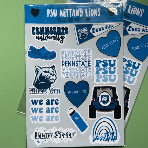 Waterproof Stickers Penn State - Etsy