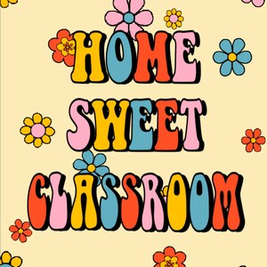 Groovy Vibes 70s Retro Inspirational Positive Quote Posters 60 Posters ...