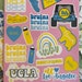 16 UCLA Stickers Sheet University of California Los Angeles Bruins ...