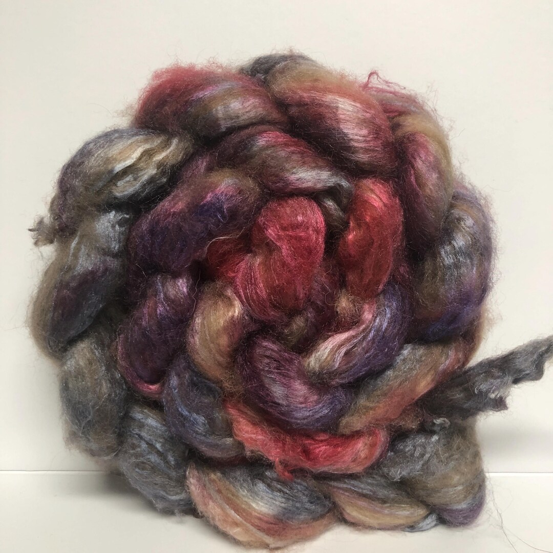 Vampire's Kiss 4 Oz Baby Camel/tussah Silk Combed Top - Etsy