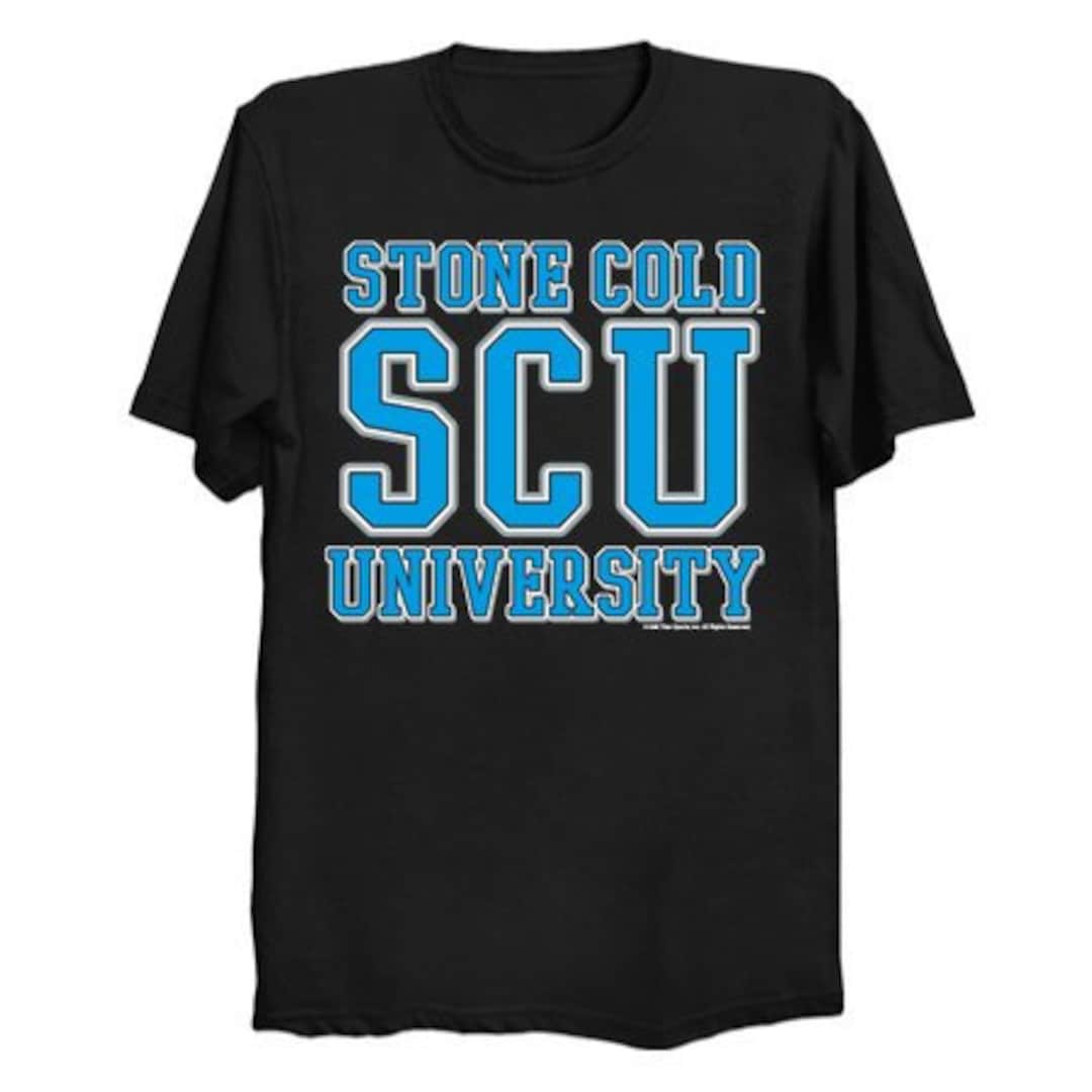 Stone Cold SCU University Unisex Adult T-shirt - Etsy