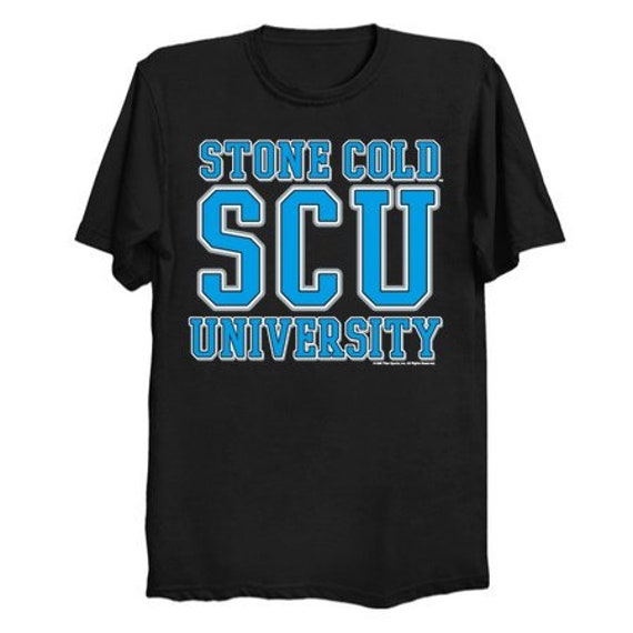 Stone Cold SCU University Unisex Adult T-shirt - Etsy