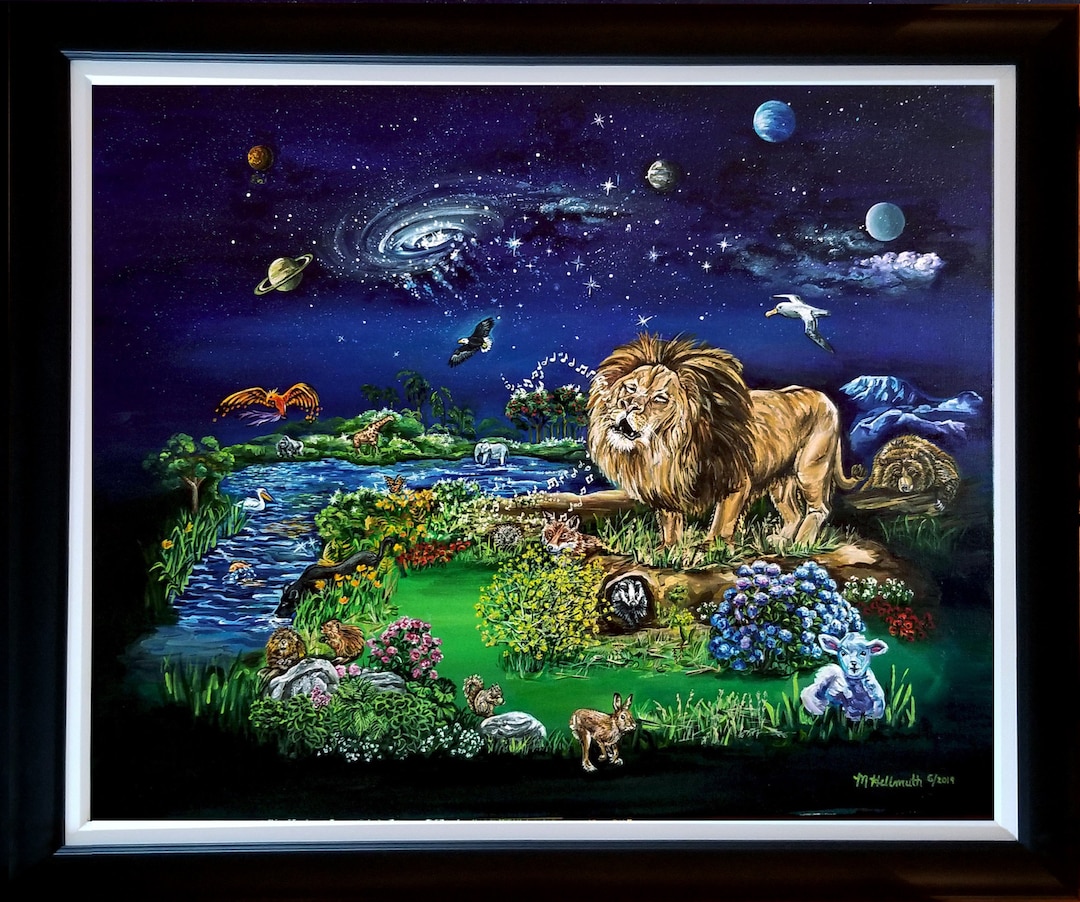 Narnia Creation / Lion Witch and Wardrobe / Painting Based on ...