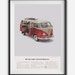 1961 VW Microbus Advertisment - Restored and Enlarged - Etsy