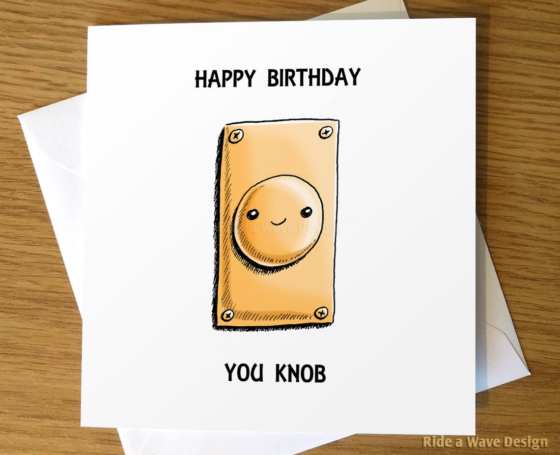 Funny Rude Birthday Card Offensive Birthday Card Happy | Etsy
