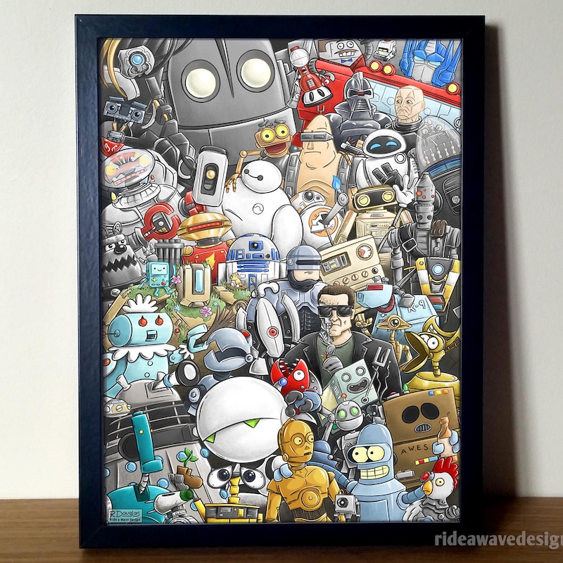 Giant Robot Movie - Etsy UK