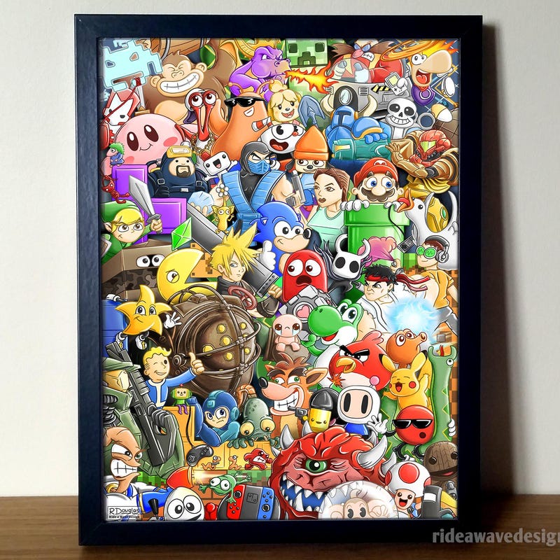 Video Game Posters - Etsy