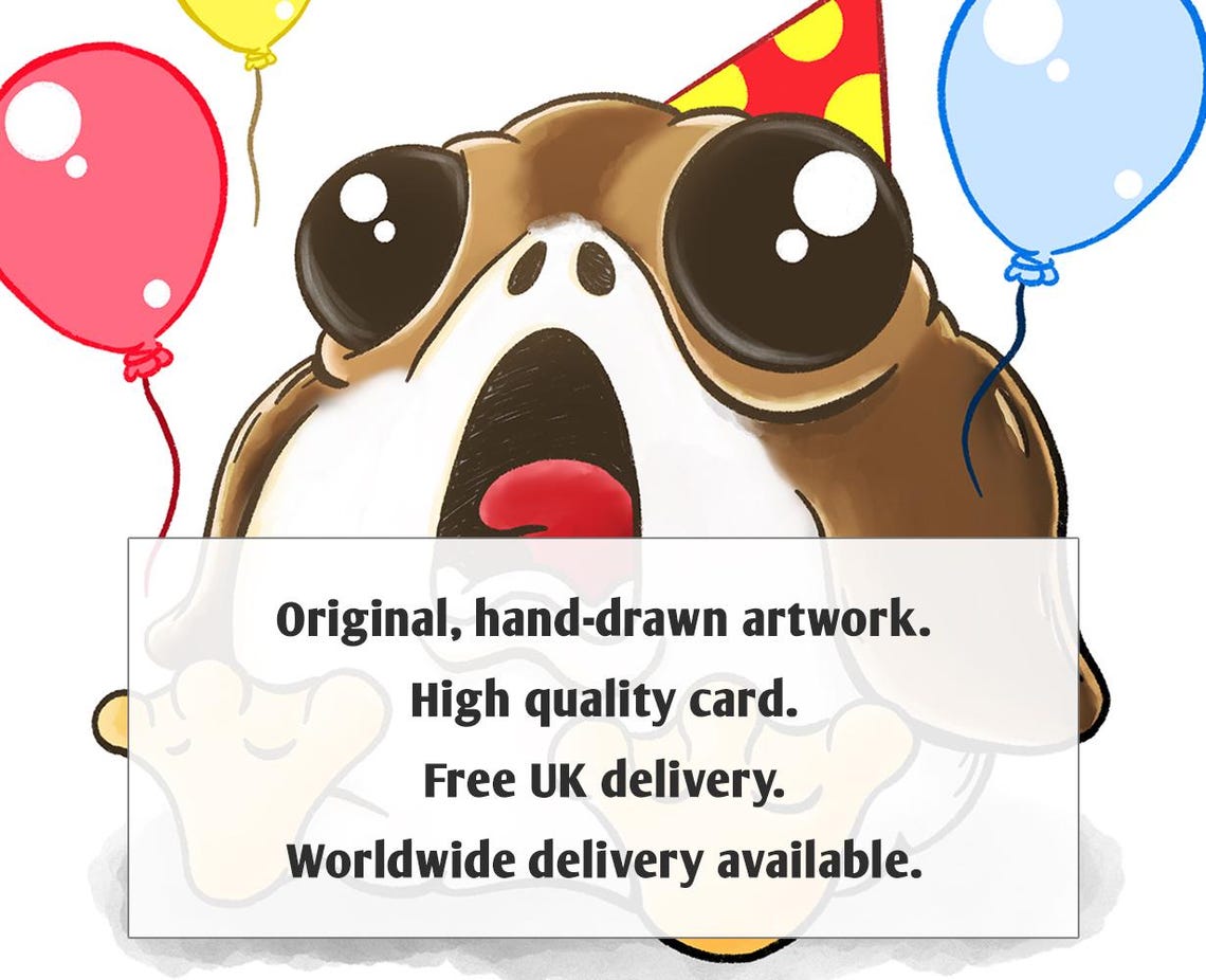 Porg Birthday Card, Star Wars Birthday Card, Porg Greeting Card, Star ...