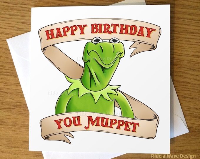 Swedish Chef Funny Birthday Card - 'HURFTY BURFTDY! the Muppets, the ...