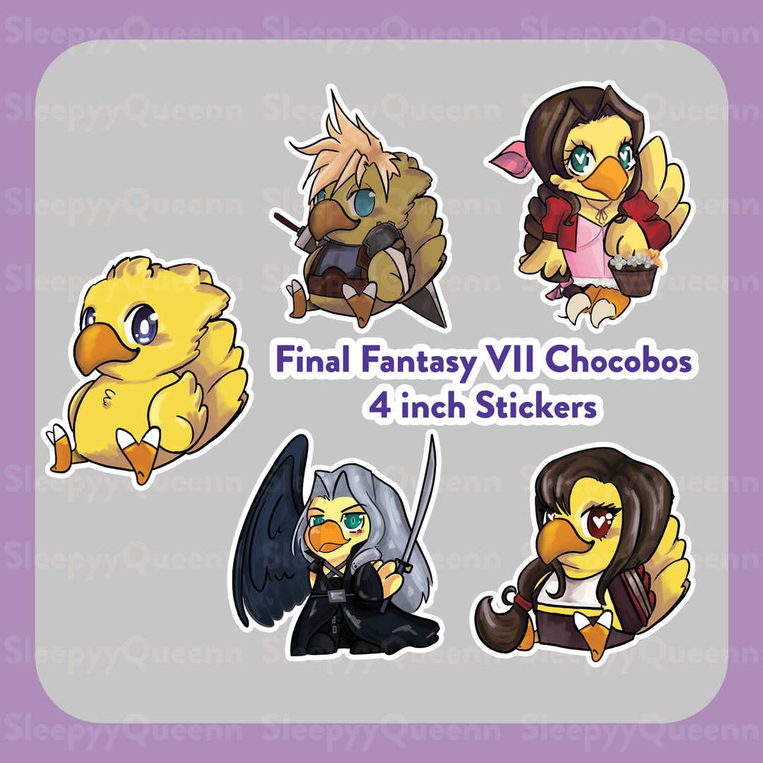 Final Fantasy VII - Chocobo Stickers - Etsy