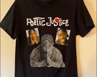 Vintage Poetic Justice Tshirt Medium Tupac - Etsy Vintage Poetic Justice Tshirt Medium Tupac - Etsy