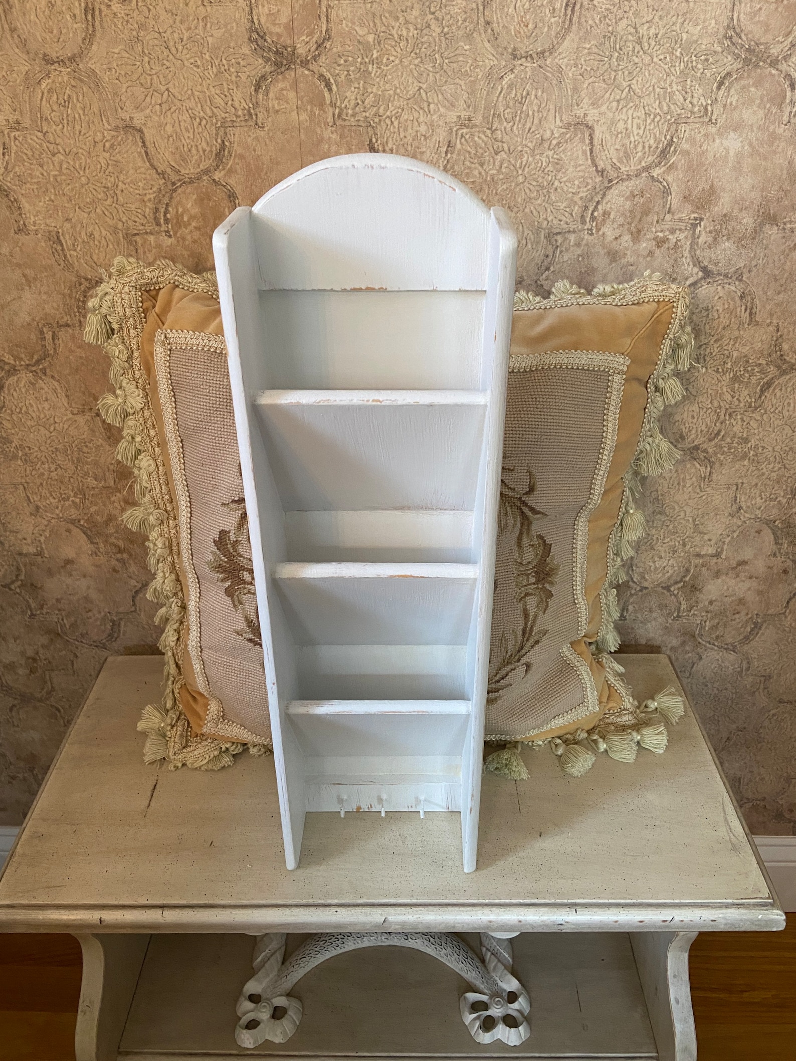 Vintage Mail Holder, Cell Phone Storage, Cell Phone Organizer, Entryway ...