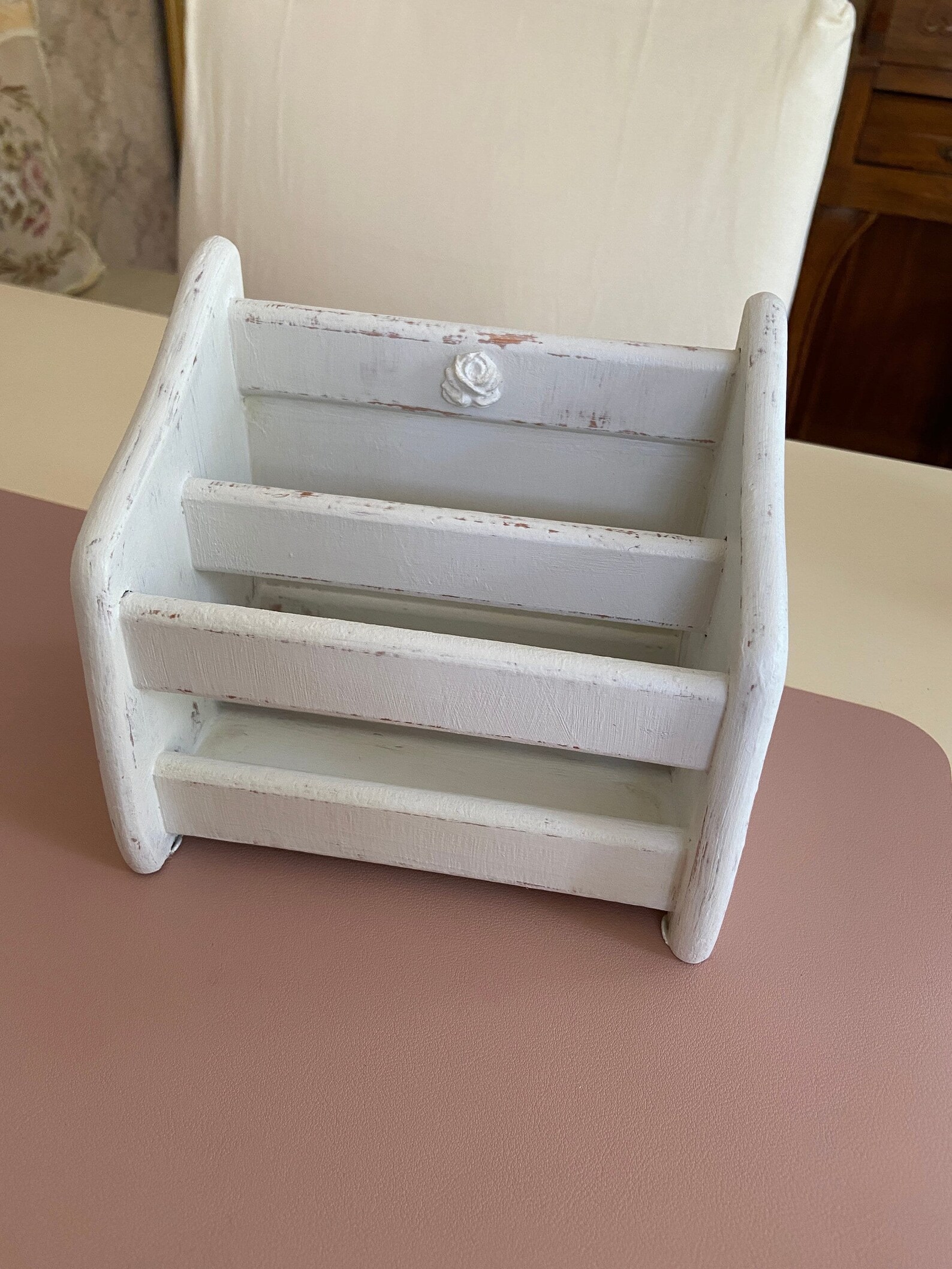 Desk Organizer, Desk Caddy, Notepad Holder, Cell Phone Holder, Cell ...