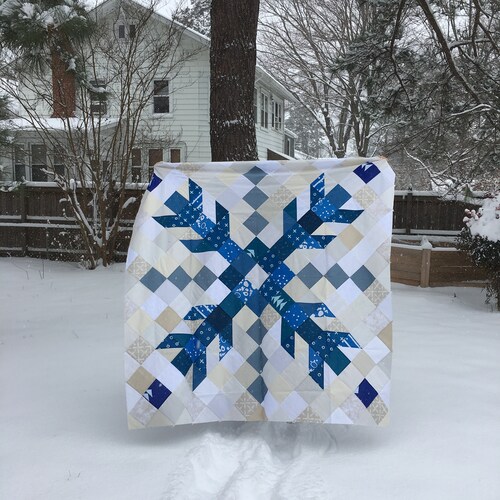 Super Snowflake Quilt - Etsy