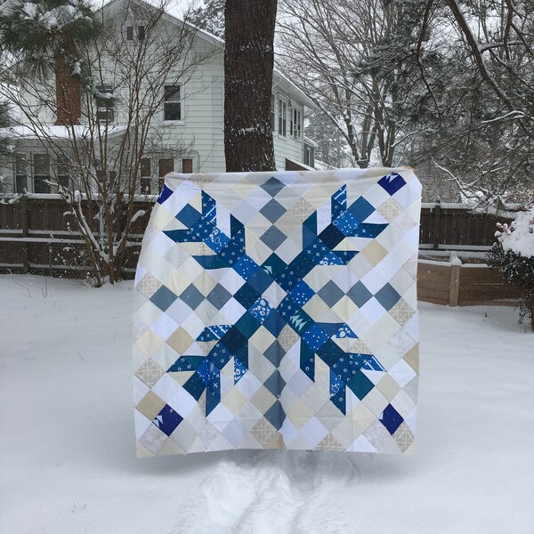 Snowflake Quilt - Etsy